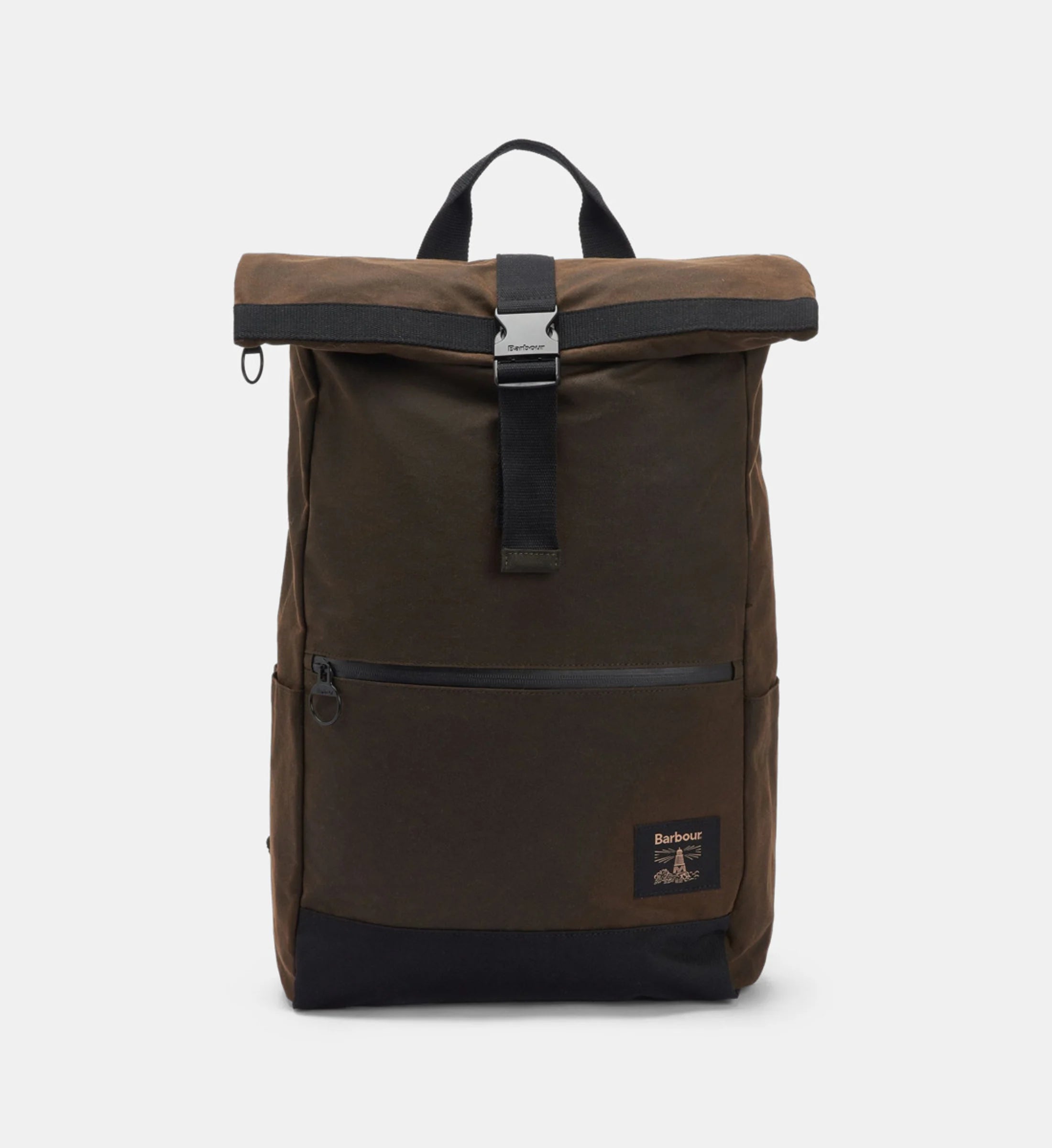 BARBOUR - Field Wax Jacket Fold Over Backpack Olive/Black – Atelier 1937